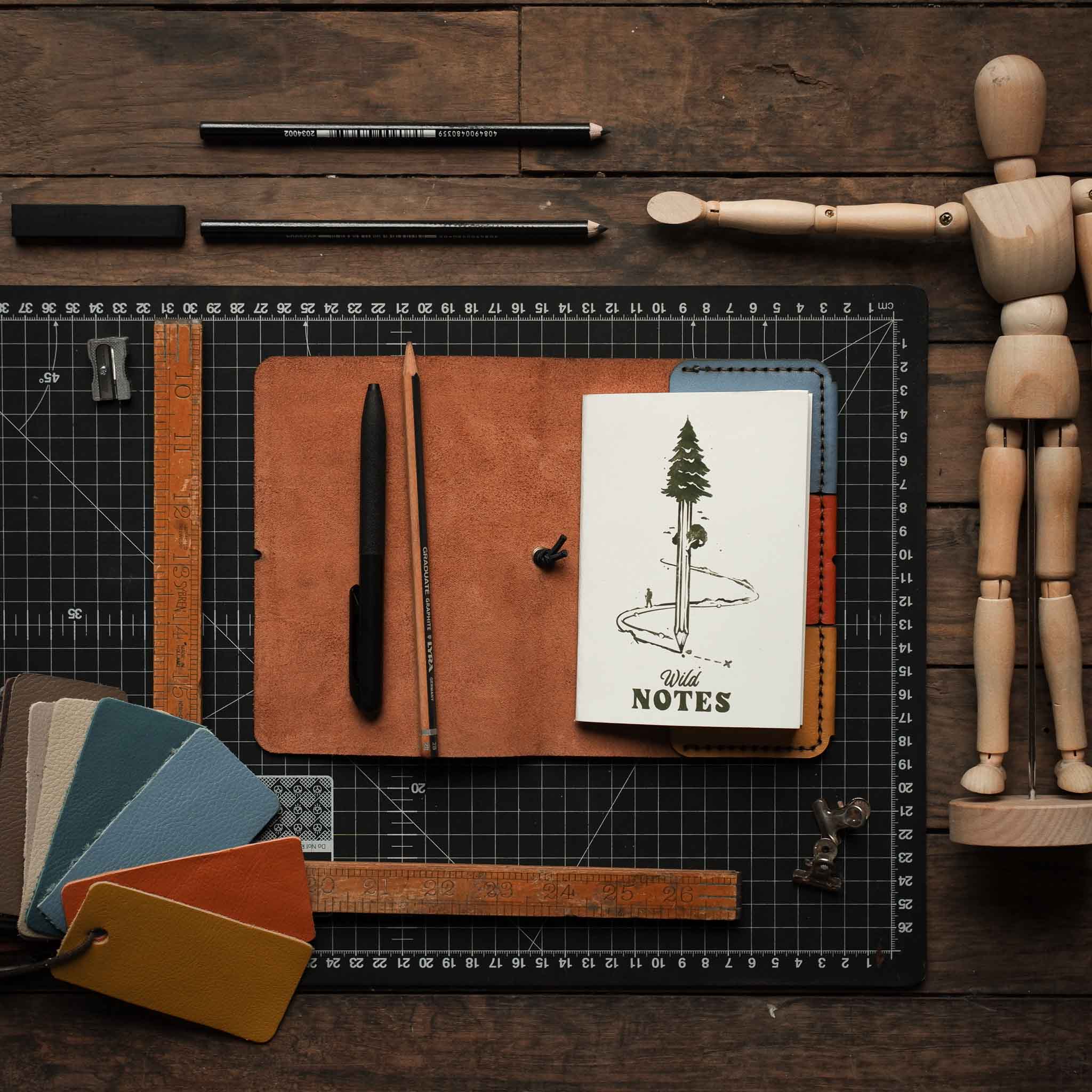 A6 Leather Notebook Cover - Creative Range – The Great Break